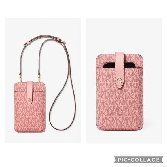 Michael Kors | Bags | Michael Kors Jst Mk Logo Smart Phone Crossbody ...
